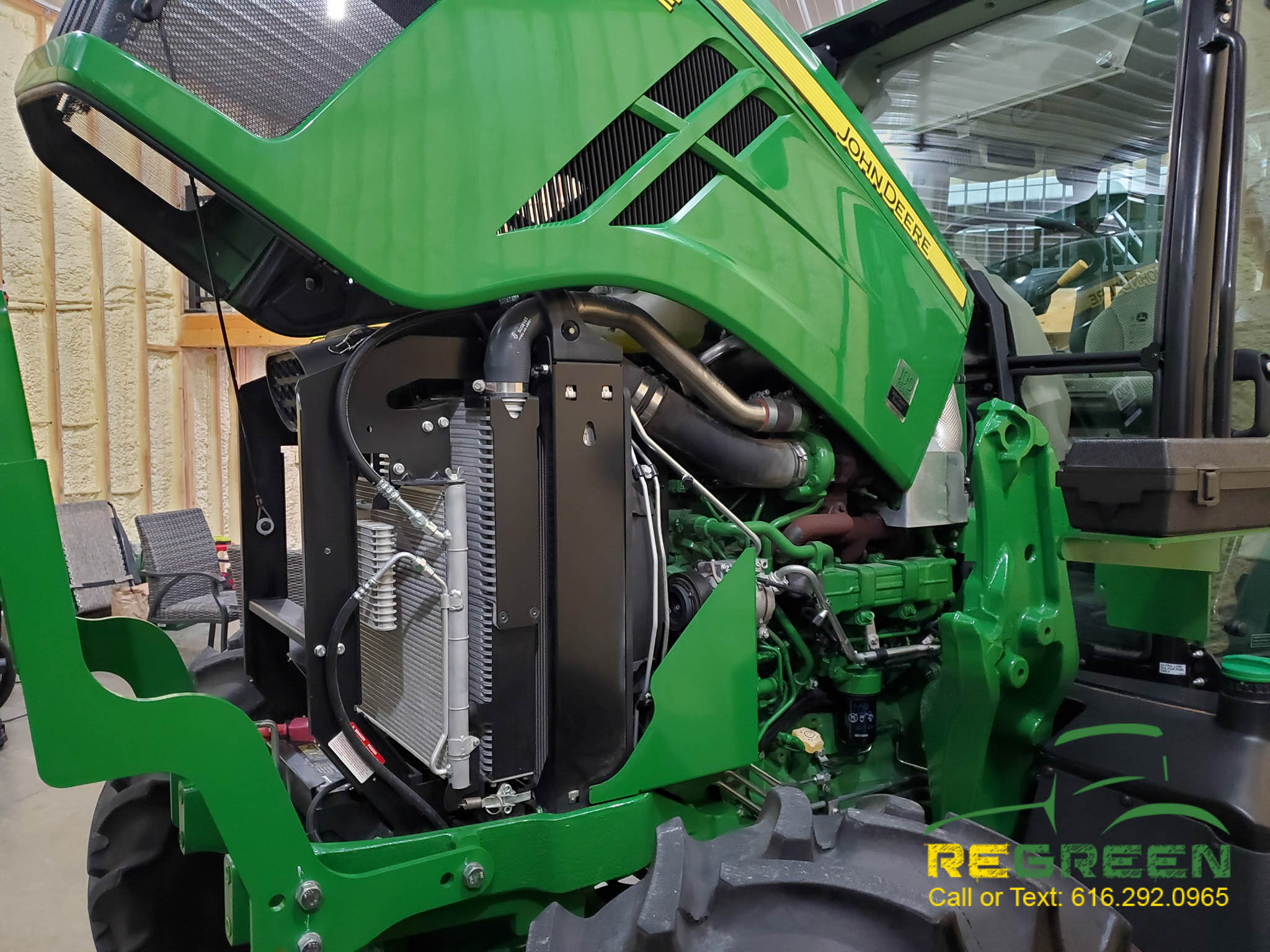 LIKE NEW - LOW HOUR 2018 John Deere 6120E Utility Cab Tractor - ReGreen ...