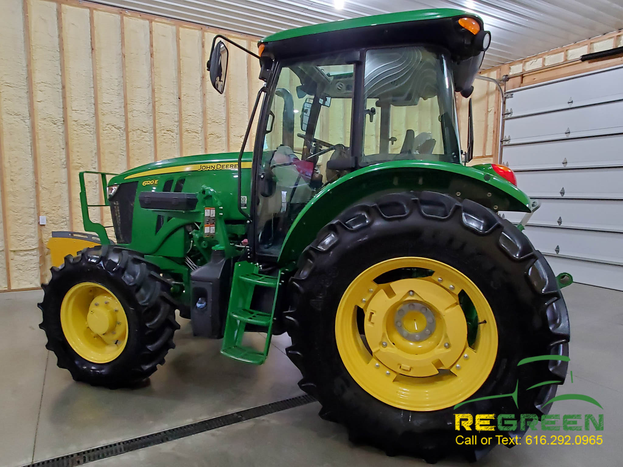 LIKE NEW - LOW HOUR 2018 John Deere 6120E Utility Cab Tractor - ReGreen ...
