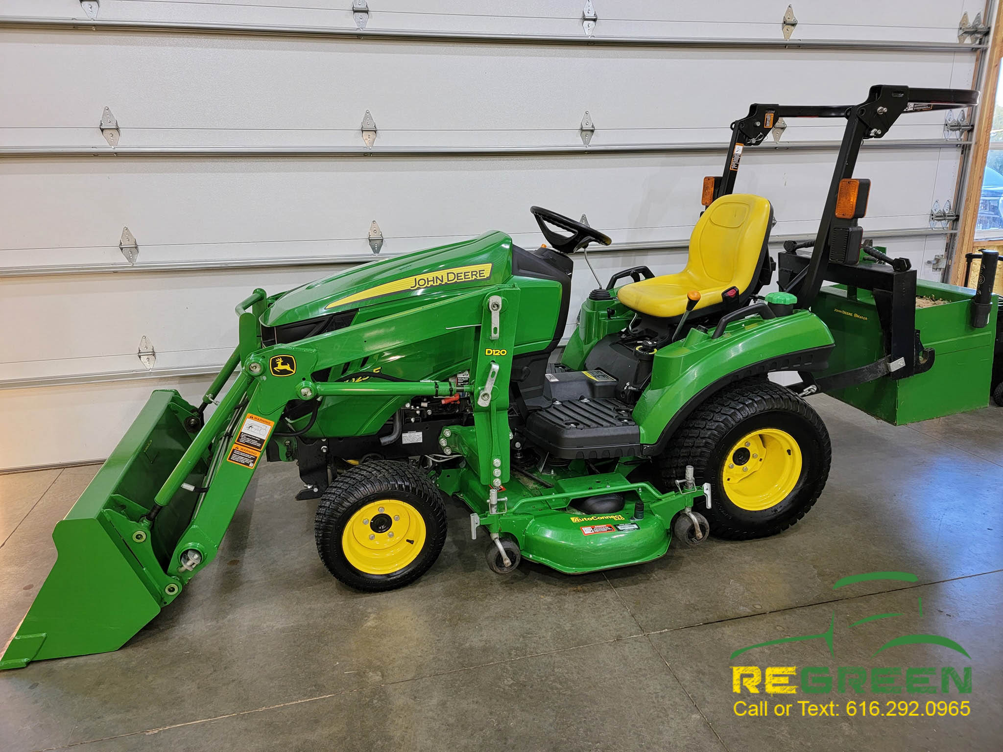 2017 John Deere 1023e Sub Compact Tractor Attachments Package